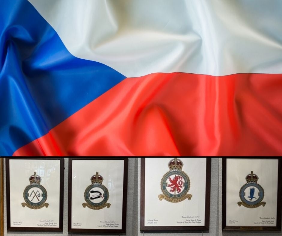 Honouring Czech pilots who served in the RAF during World War II