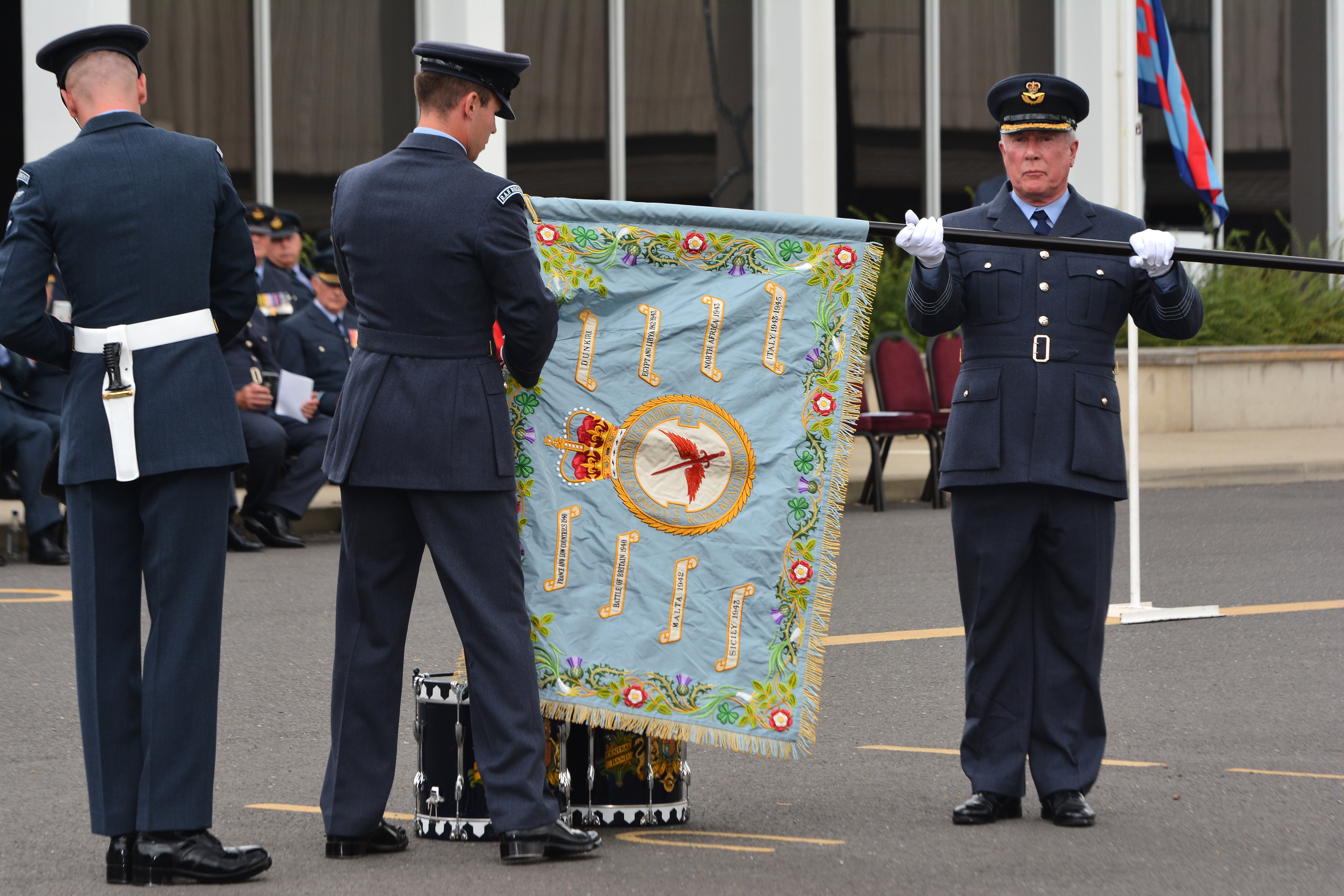 601 Squadron presented with new Standard