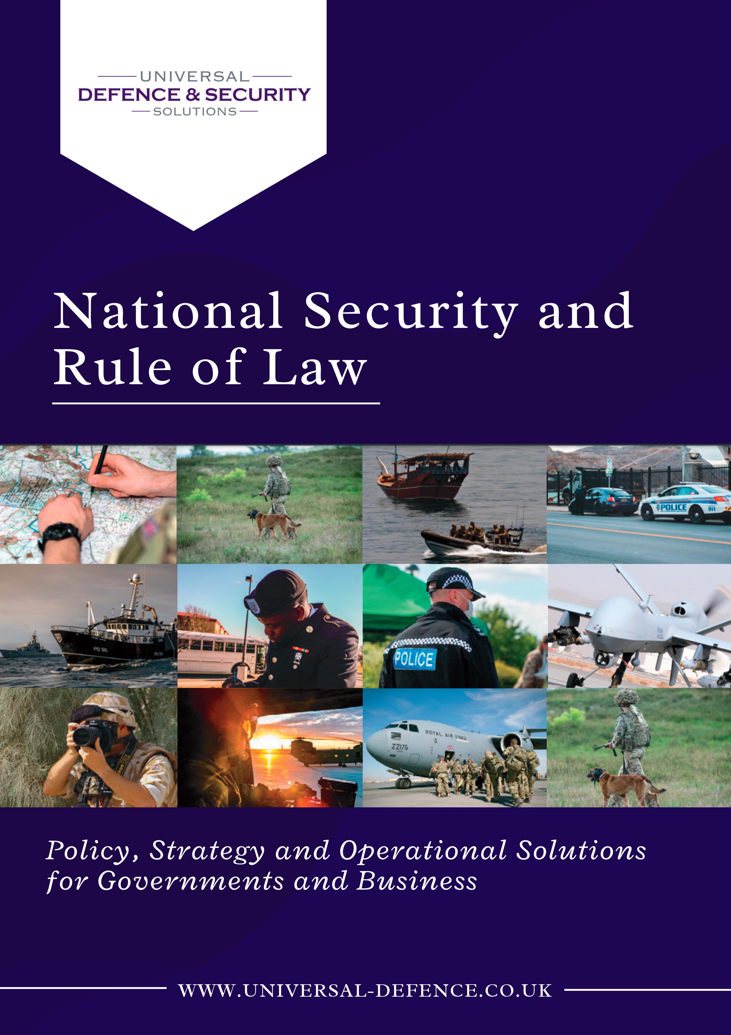 Universal Defence & Security Solutions - Policy, strategy and ...