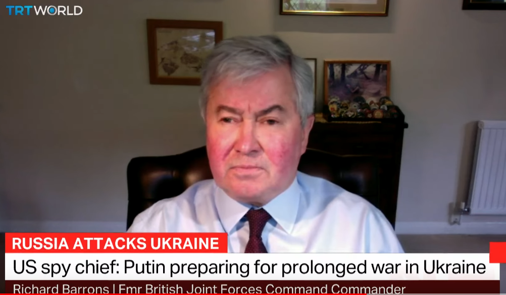 UDSS Director, General Sir Richard Barron latest Ukraine analysis on ...